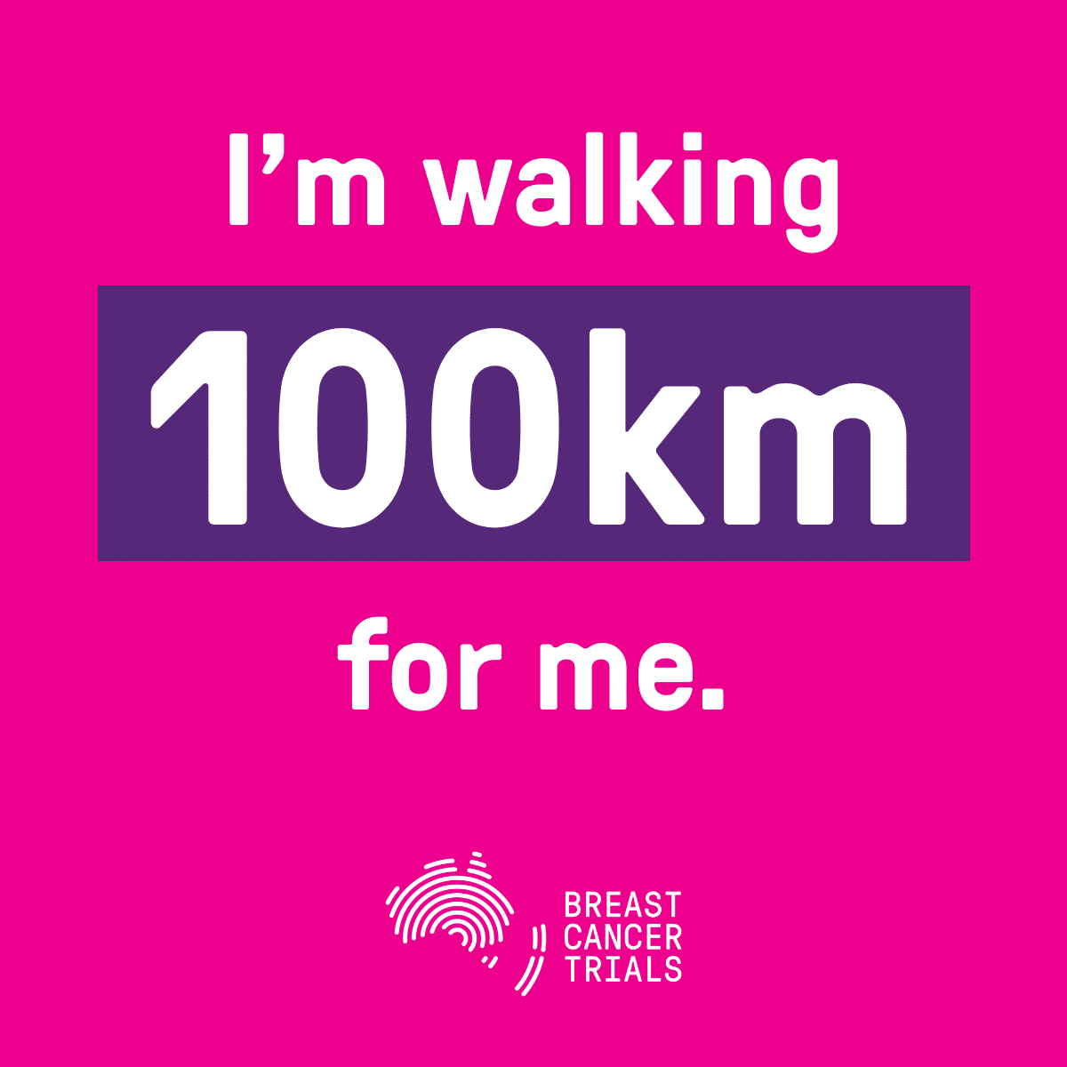 100km in July Challenge | Breast Cancer Trials